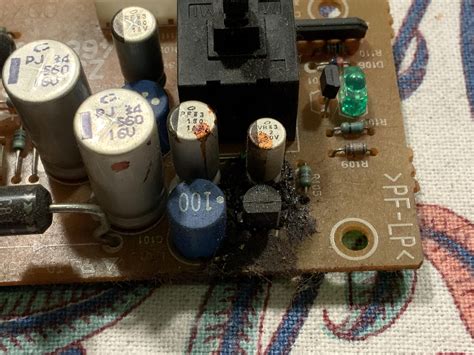 Have These Capacitors Leaked Ps1 Power Supply R Consolerepair