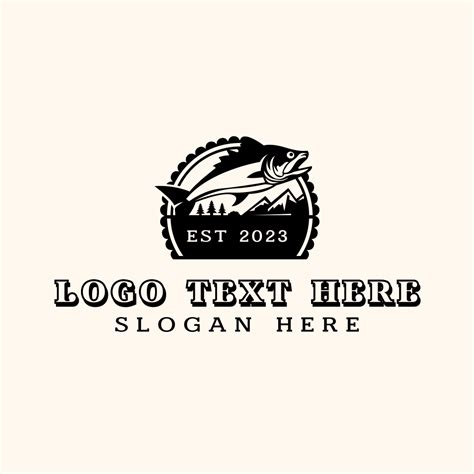 Freshwater Cod Fish Logo Brandcrowd Logo Maker Brandcrowd