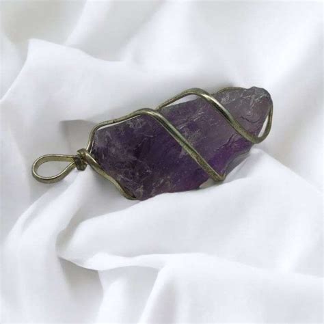 Amethyst Raw Pendant Pure Gems World