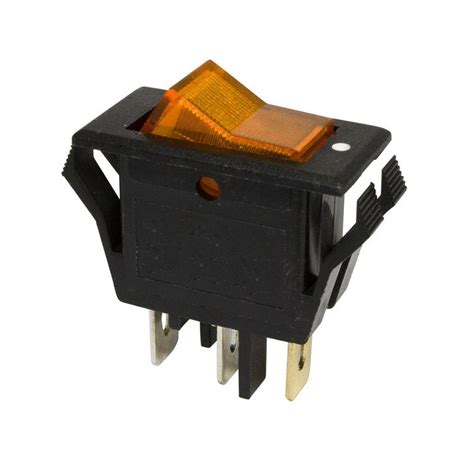 Single Position Automotive Rocker Switch Mounting Bracket