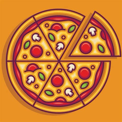 Full Pizza Illustration Tutorial Using Adobe Illustrator No Drawing