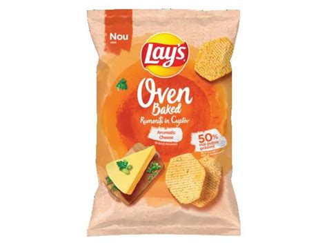 Chipsuri Din Cartofi Lays Oven Baked Cu Cascaval 125g Carrefour Romania