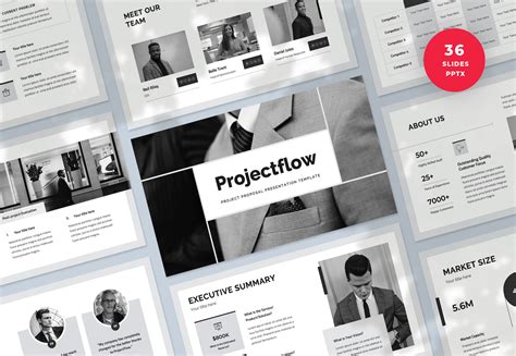 Project Proposal Powerpoint Presentation Template Graphue