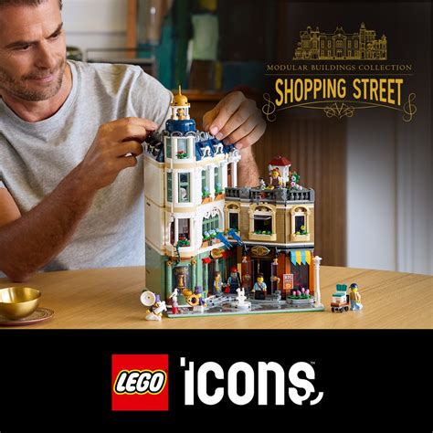 Lego® Icons 11371 商店街 建築模型禮物居家擺設積木 The Club Rewards