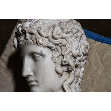 Early 20th Century Antique Marble Bust Of The Eros Of Centocelle