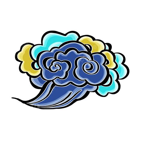 Clouds Decoration Chinese Gradient Colorful Cloud Auspicious Cloud
