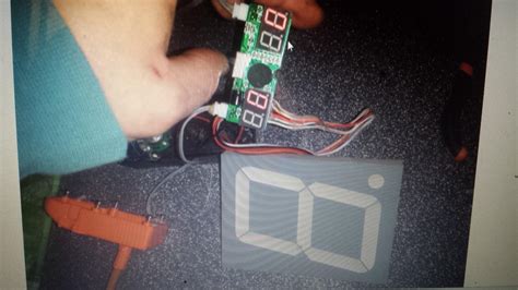 Outils Fab Comp Fabriquer Un Afficheur Led Segment Chiffres Et Le Connecter A Un Compteur