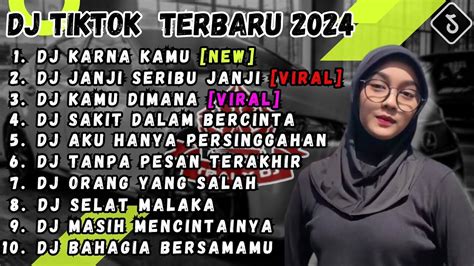 Tiktok Full Bass 🎵 Dj Karna Kamu Full Album Dj Slow Bass Terbaru 2023