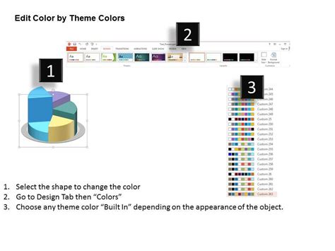 1214 3d Bar Graph For Business Result Analysis Powerpoint Template