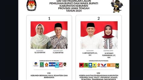Link Real Count Hasil Pilkada Kebumen 2024 KPU Cek Perolehan Suara