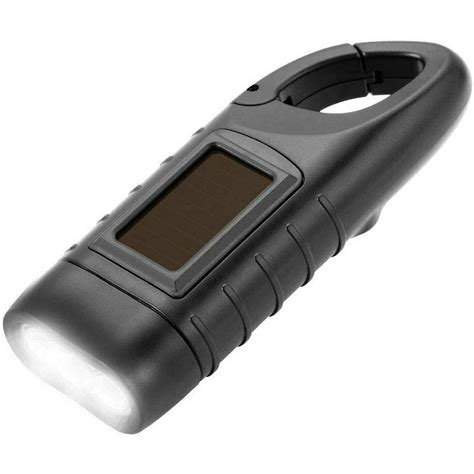 Linterna Solar Antorcha Led Solar Y Linterna De Manivela Luz De