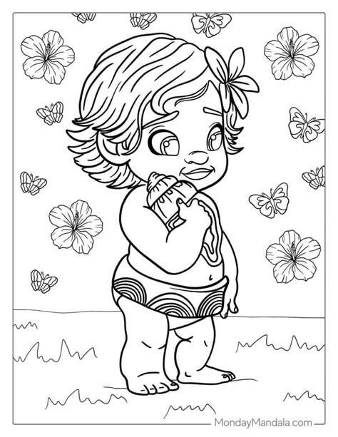 52 Moana Coloring Pages Free Pdf Printables
