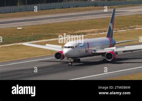 Phuket Thailand February 07 2023 Footage Of Boeing 767 Ra 73078