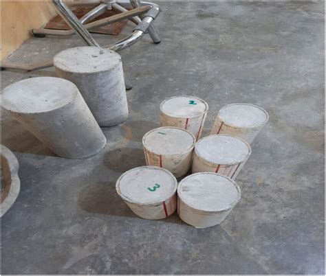 Concrete Specimens Used For Compressive Strength And Elastic Modulus