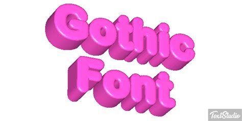 Gothic Font Font Animated  Logo Designs