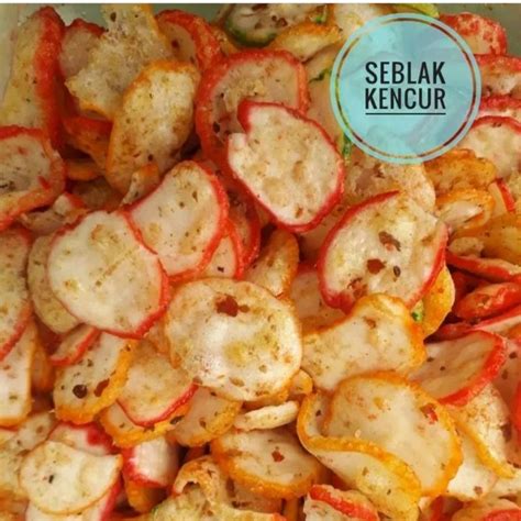Jual Krupuk Seblak Kencur Pedas 100 Gram Snack Kripik Seblak Bantet