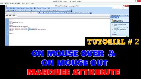 Stop Marquee On Mouseover And Play On Mouse Out Tutorial 2 Youtube