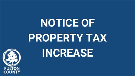 Notice Of Property Tax Increase