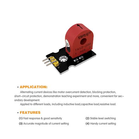 Keyestudio Ta12 200 Current Detection Sensor Module For Arduino Eck