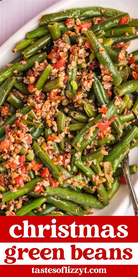 Christmas Green Beans Tastes Of Lizzy T