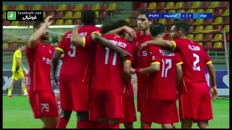 گل دوم فولاد خوزستان به آلومینیوم اراک سوپرگل محمدرضا سلیمانی نماشا