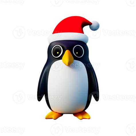 Penguin Hat Santa Ai Generative 29167110 Png