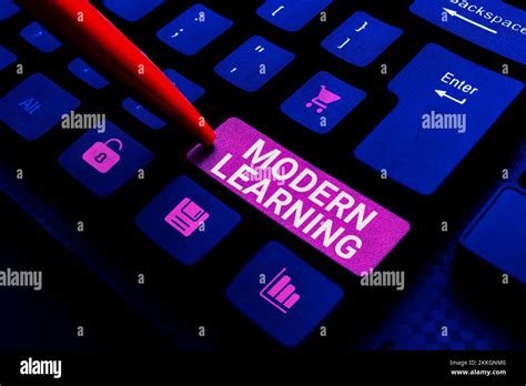 Hand Writing Sign Modern Learning Internet Concept Flexible And Agile