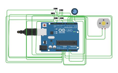 Circuit Design Power Window Tinkercad