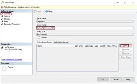 Non Clustered Indexes In Sql Server