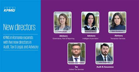 Kpmg In Romania Expands With Five New Directors Kpmg Romania