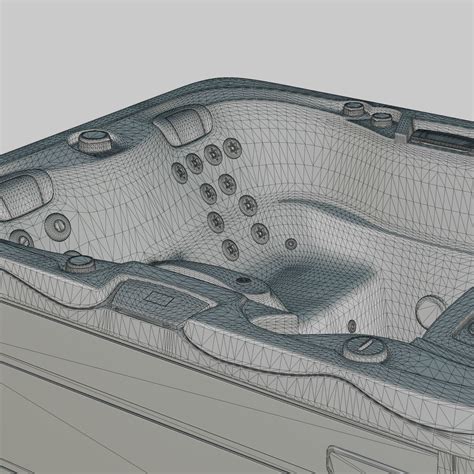 3d Model 3d Model Of Hot Tub Jacuzzi Sundance Spas Capri Vr Ar Low