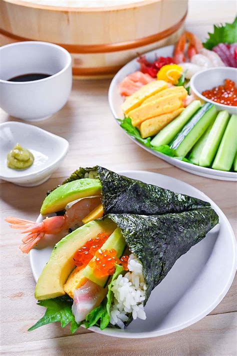 Temaki Sushi Hand Roll Sushi Sudachi
