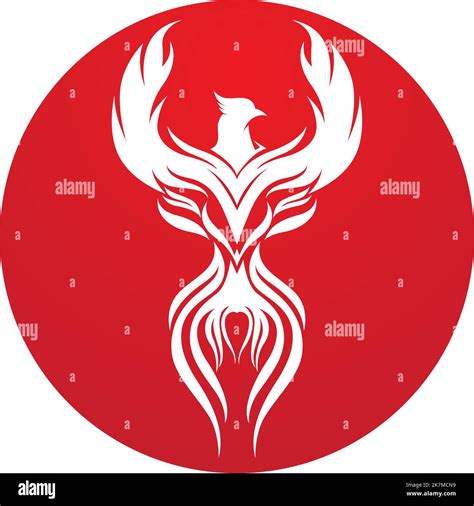 Phoenix Vector Icon Illustration Stock Vector Image And Art Alamy