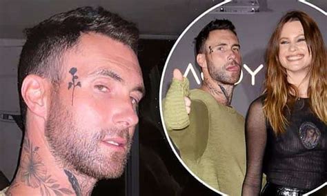 Maroon 5 Star Adam Levine Got A New Face Tattoo And Its As Hot As Him