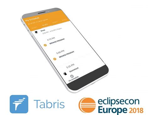 The Official App For Eclipsecon Europe 2018 Based On Tabrisjs Has Been