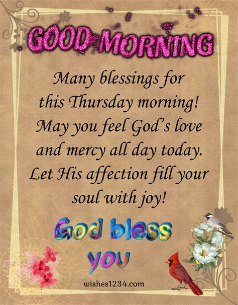 Good Thursday Morning Blessings