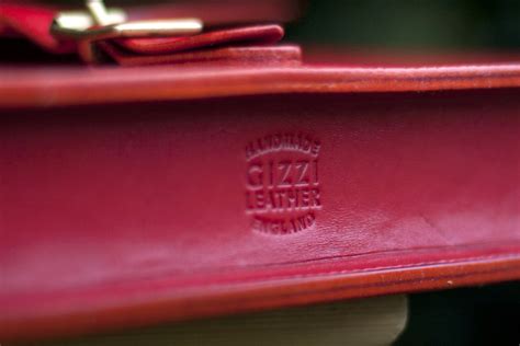 Document Case Red Gizzi Leather