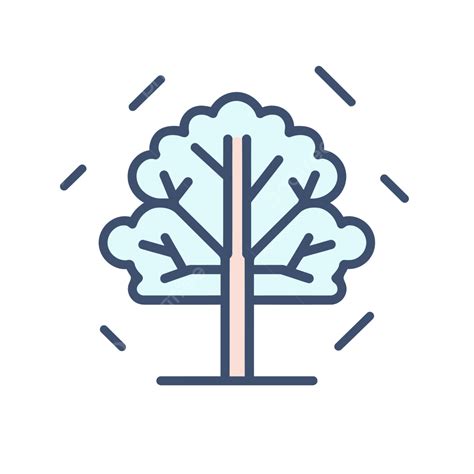 동적 선형 구성 벡터 흰색 배경에 눈이 내리는 나무를 묘사한 직계 아이콘 Flaticon 및 드리블에 의한 벡터 일러스트