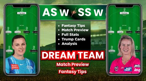 AS Vs SS W Dream11 Team Prediction Player Stats