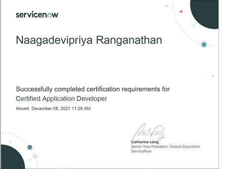 Naagadevipriya Ranganathan On Linkedin Servicenow Servicenowdeveloper