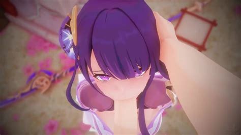 Raiden Shogun Doing Blowjob Cartoon Porn