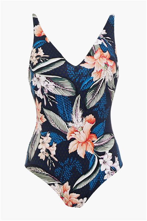 Jets Australia By Jessika Allen Floral Print Swimsuit The Outnet