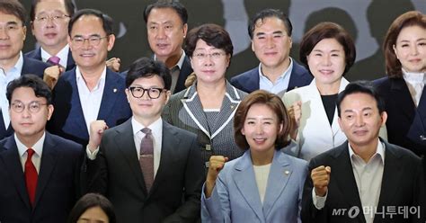 與 당권주자들 어대한 흔들기채상병 특검 찬성 한동훈 협공