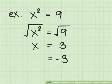 How To Solve Radical Equations With Extraneous Solutions 9 Steps