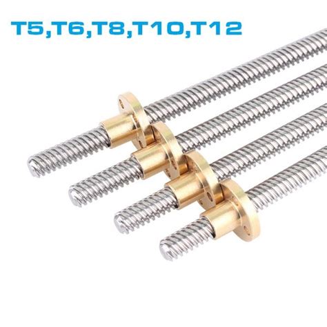 Lead Screw T5 T6 T8 T10 T12 3d Printer Cnc Parts Canada