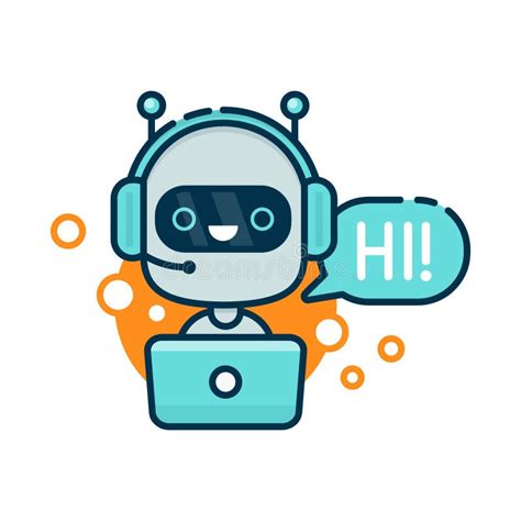 Ai Robot Chat Robot Talking Robot Portrait Artwork Stock
