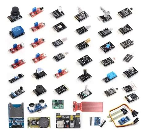 Kit 45 Sensores Arduino Raspberry Sin Caja 100110 Cuotas Sin Interés