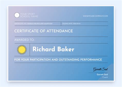 15 Free Attendance Certificate Templates And Inspirations