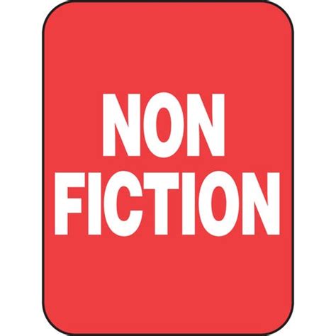 Demco Paper Preprinted Classification Spine Labels Non Fiction