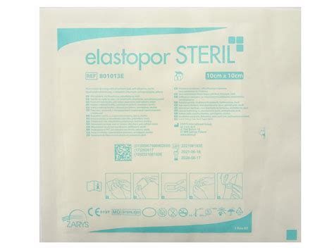 OPATRUNEK JAŁOWY SAMOPRZYLEPNY ELASTOPOR 10x10cm 13145878340 Allegro pl